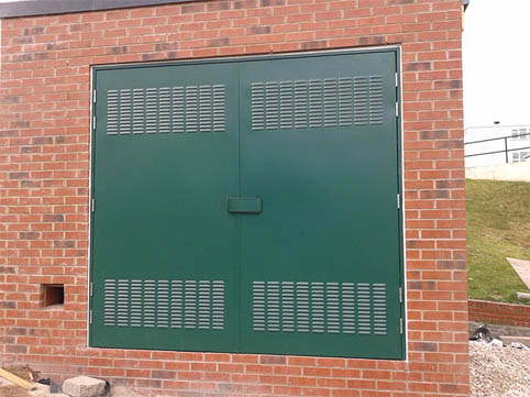 Communal Entrance Doors with Steel Frames